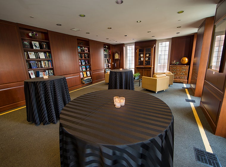 Bridal Suite / Library | Samuel Riggs IV Alumni Center
